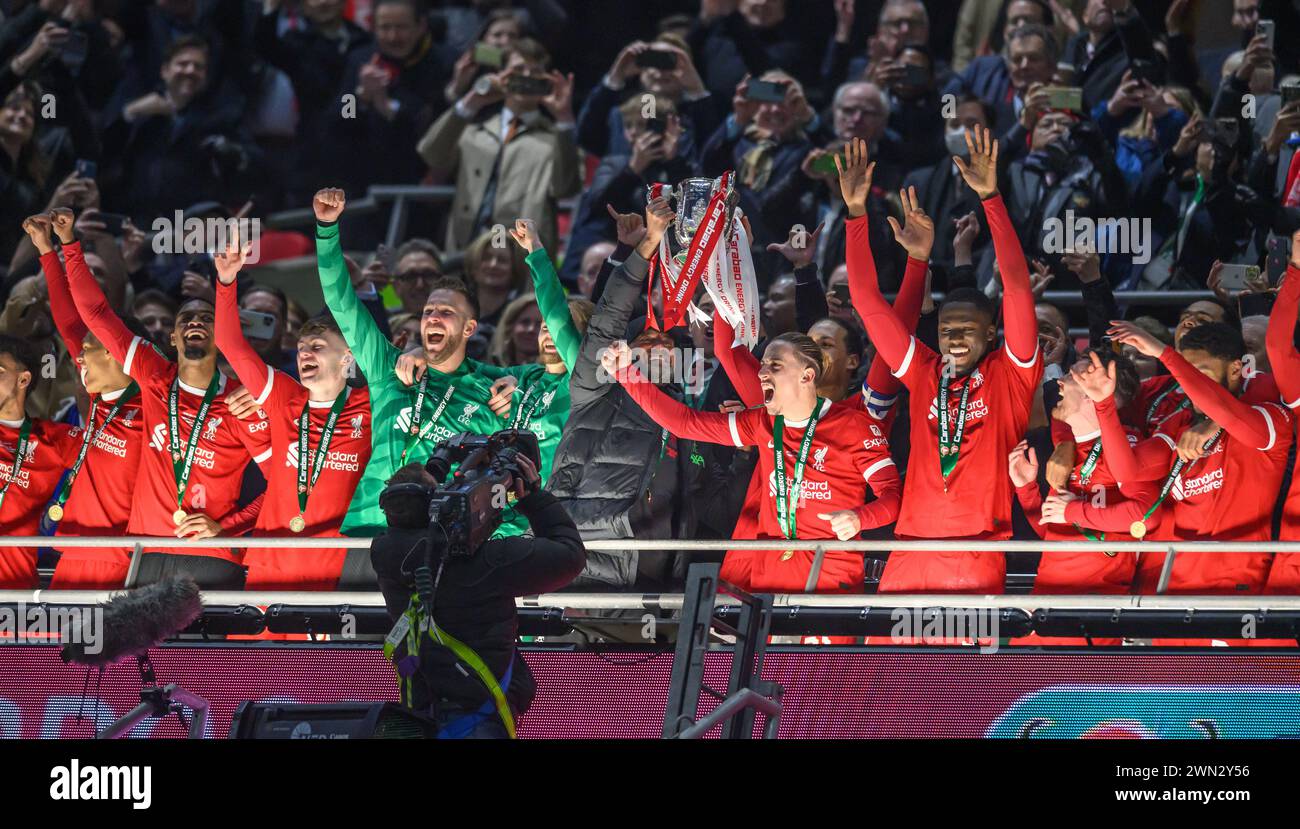25 Feb 2024 - Chelsea v Liverpool - Carabao Cup Final - Wembley Stadium ...