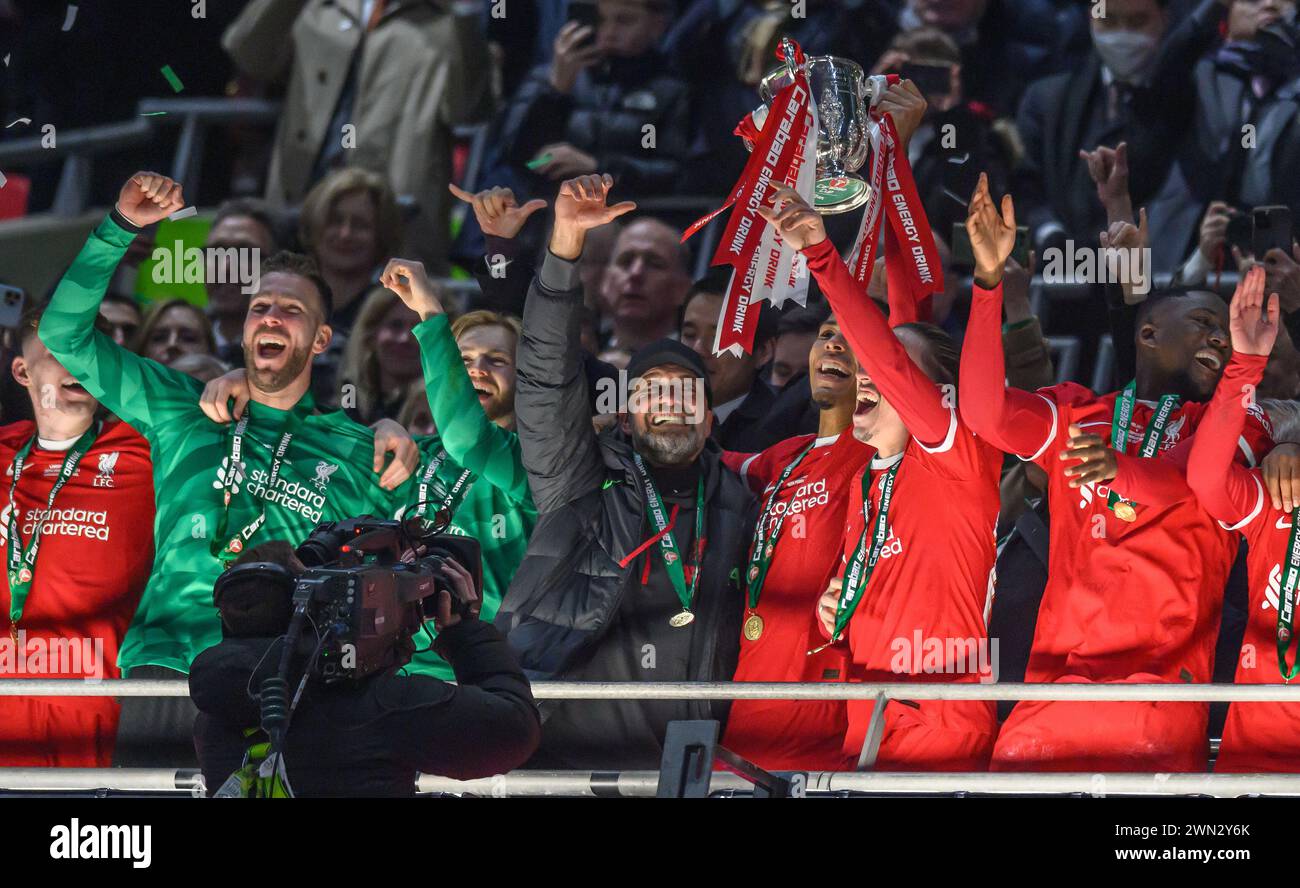 25 Feb 2024 - Chelsea v Liverpool - Carabao Cup Final - Wembley Stadium ...