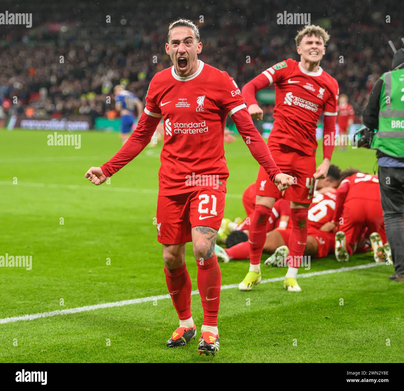 25 Feb 2024 - Chelsea v Liverpool - Carabao Cup Final - Wembley Stadium ...