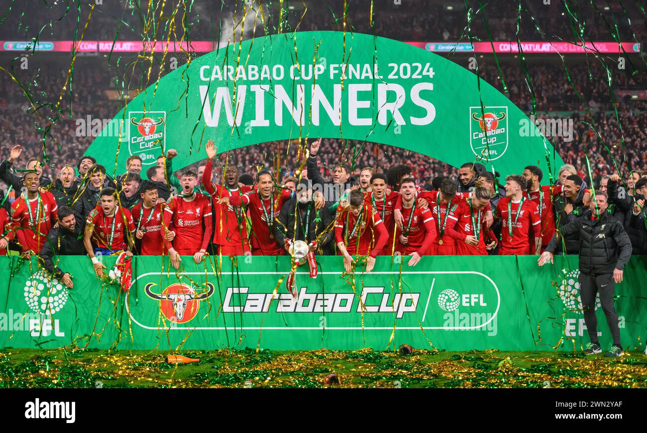 25 Feb 2024 - Chelsea v Liverpool - Carabao Cup Final - Wembley Stadium ...