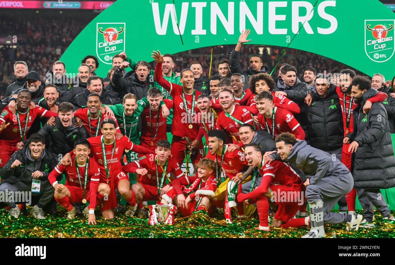25 Feb 2024 - Chelsea v Liverpool - Carabao Cup Final - Wembley Stadium ...
