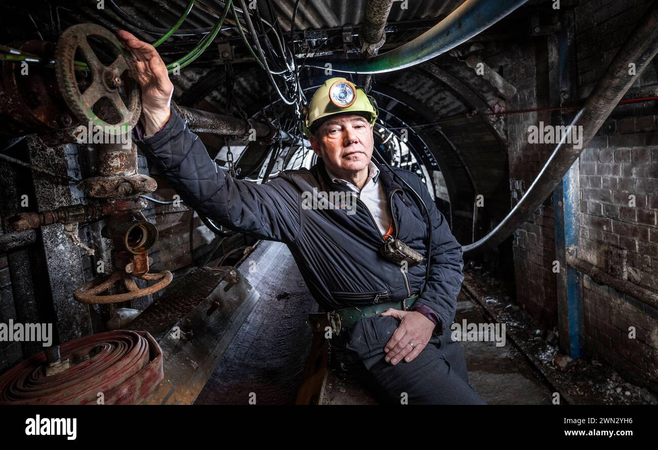 Mine Director Shaun McLoughlin at the National Coal Mining Museum for ...