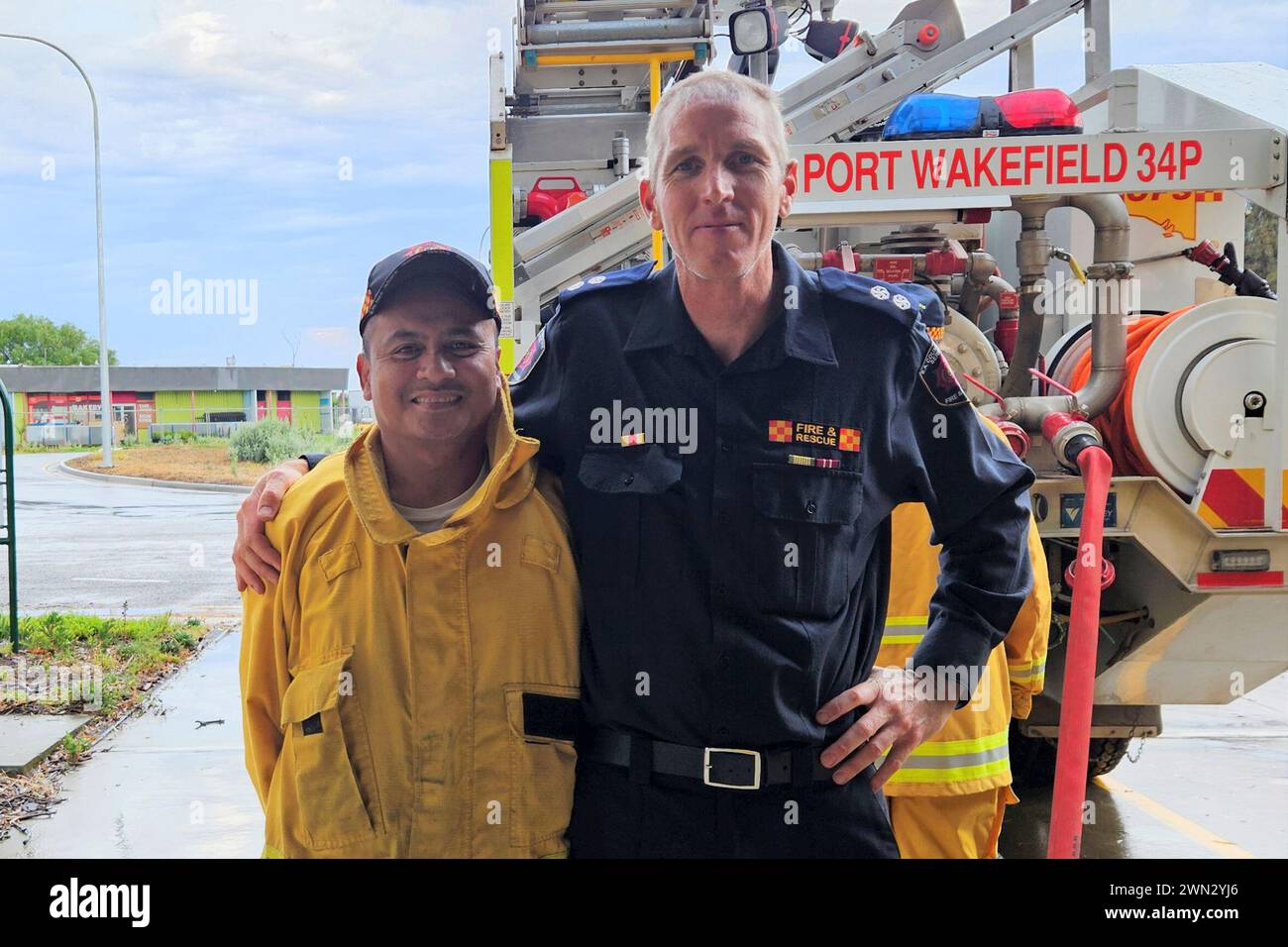 In this undated photo from the South Australian Country Fire Service ...