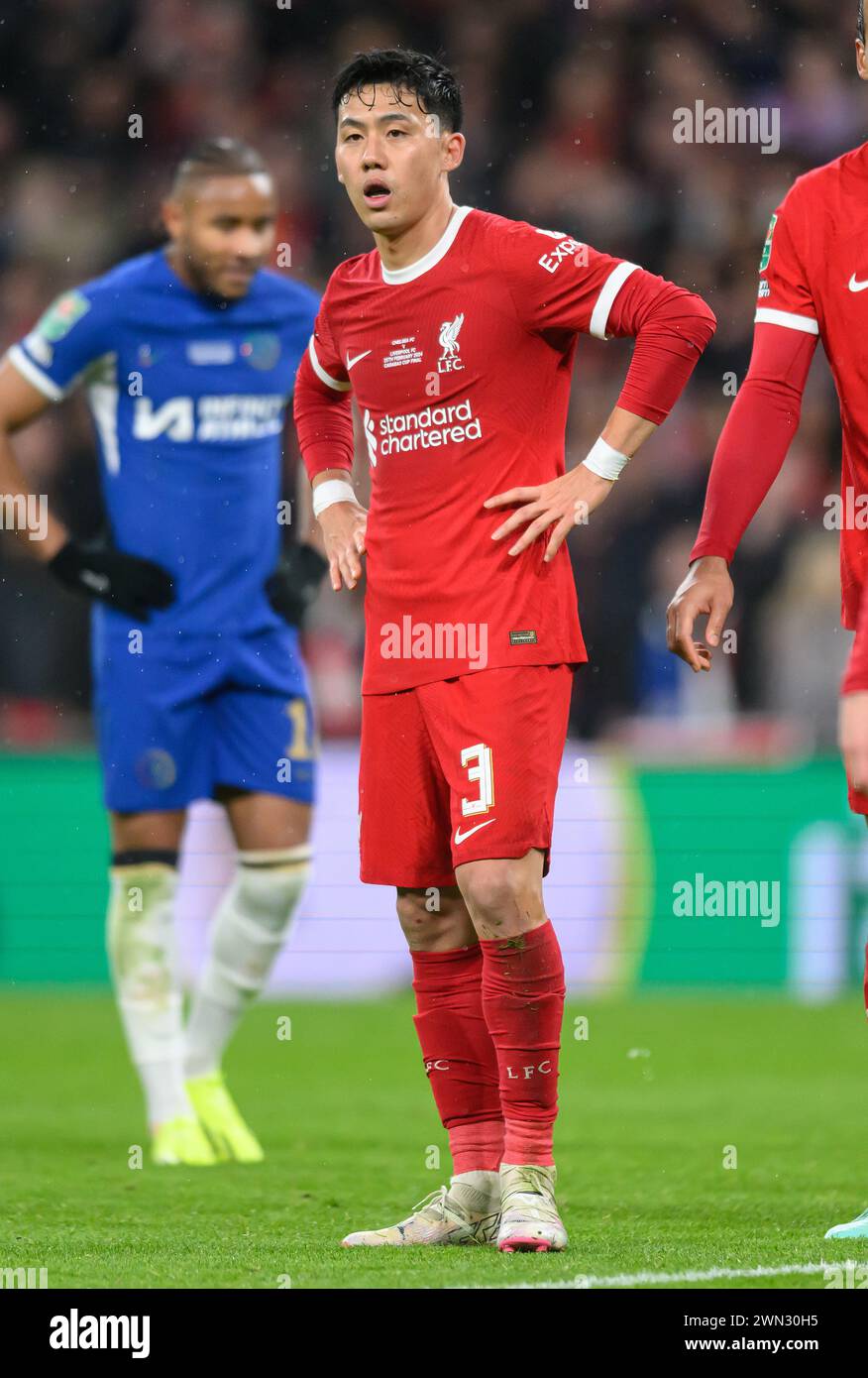 25 Feb 2024 - Chelsea v Liverpool - Carabao Cup Final - Wembley Stadium ...
