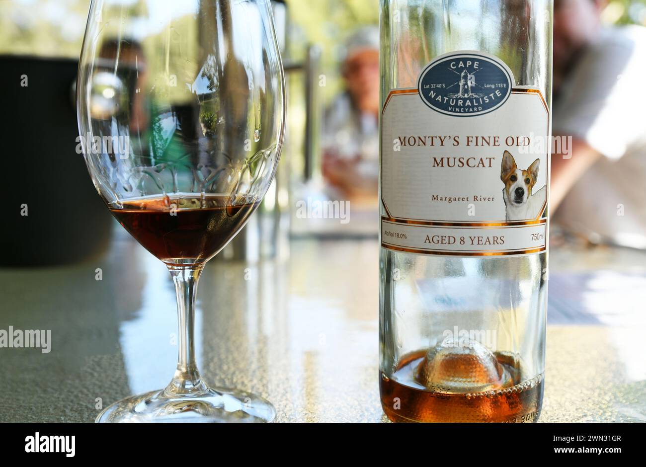Tasting the memorable Monty's Fine Old Muscat from Cape Naturaliste ...