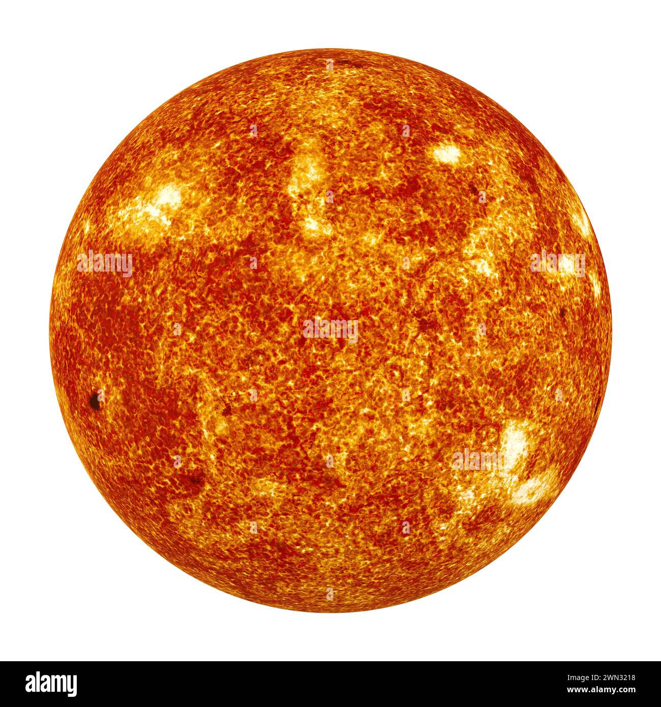 Sun Solar System Isolated Stock Photo - Alamy