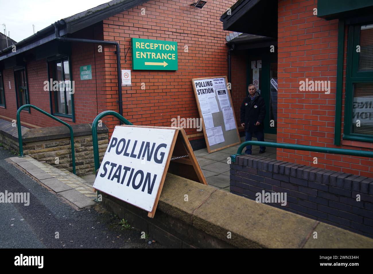 Deeplish Community Centre in Rochdale as voting begins in the Rochdale ...