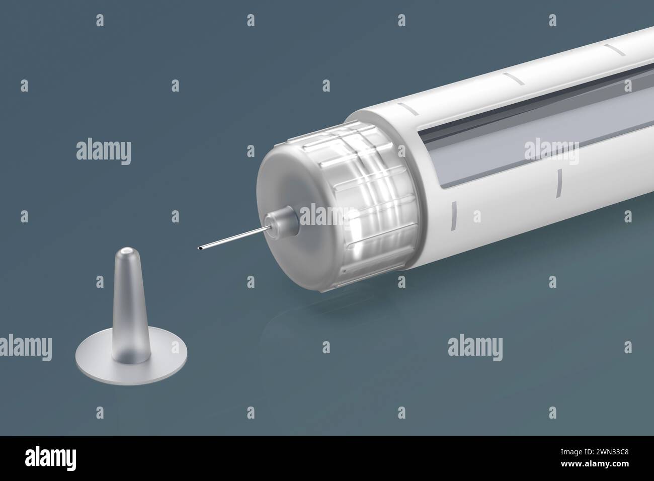 Insulin pen with needle hi-res stock photography and images - Alamy