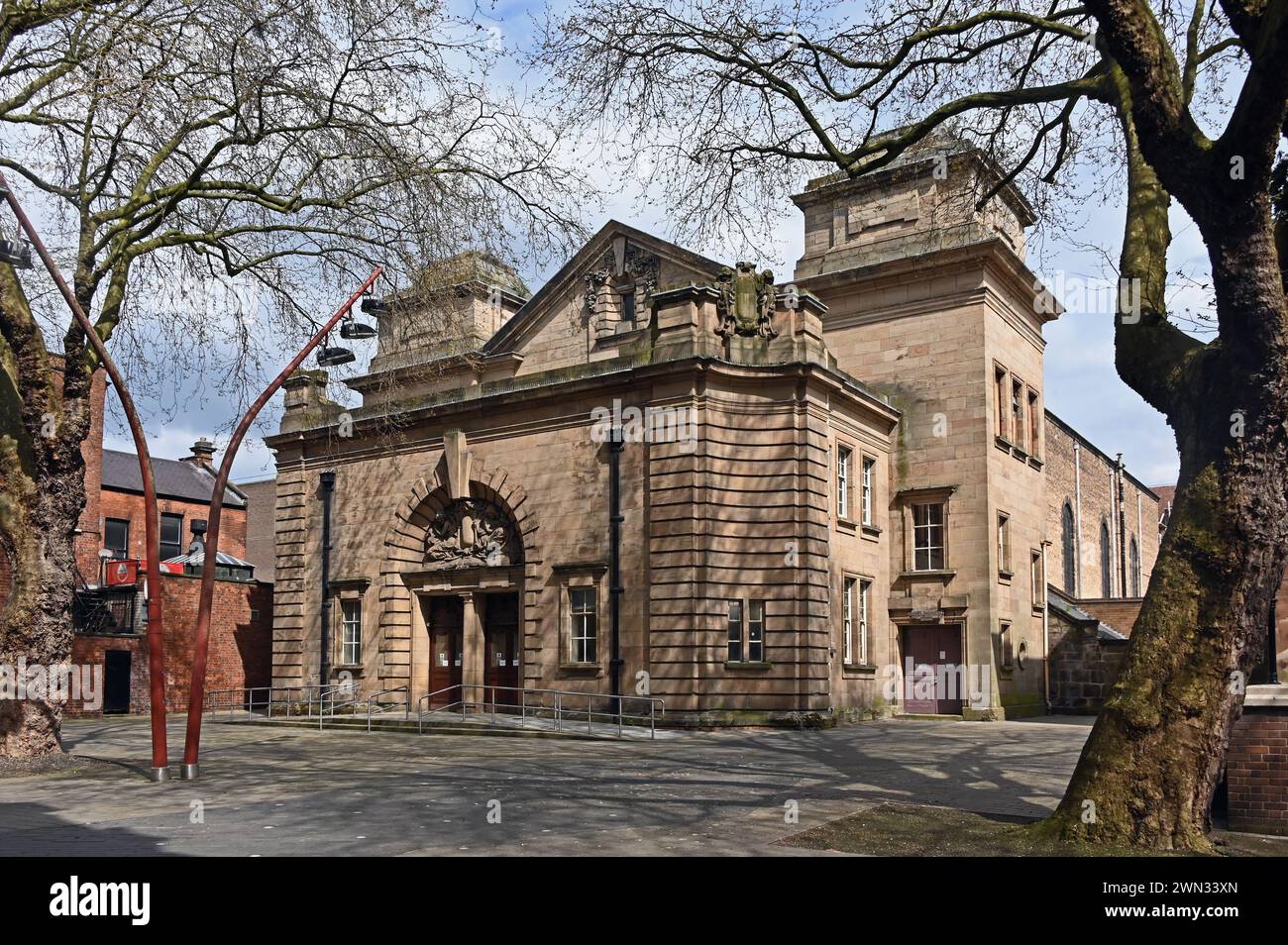 Main Entrance, Walsall Town Hall, Leicester Street, Walsall, West ...