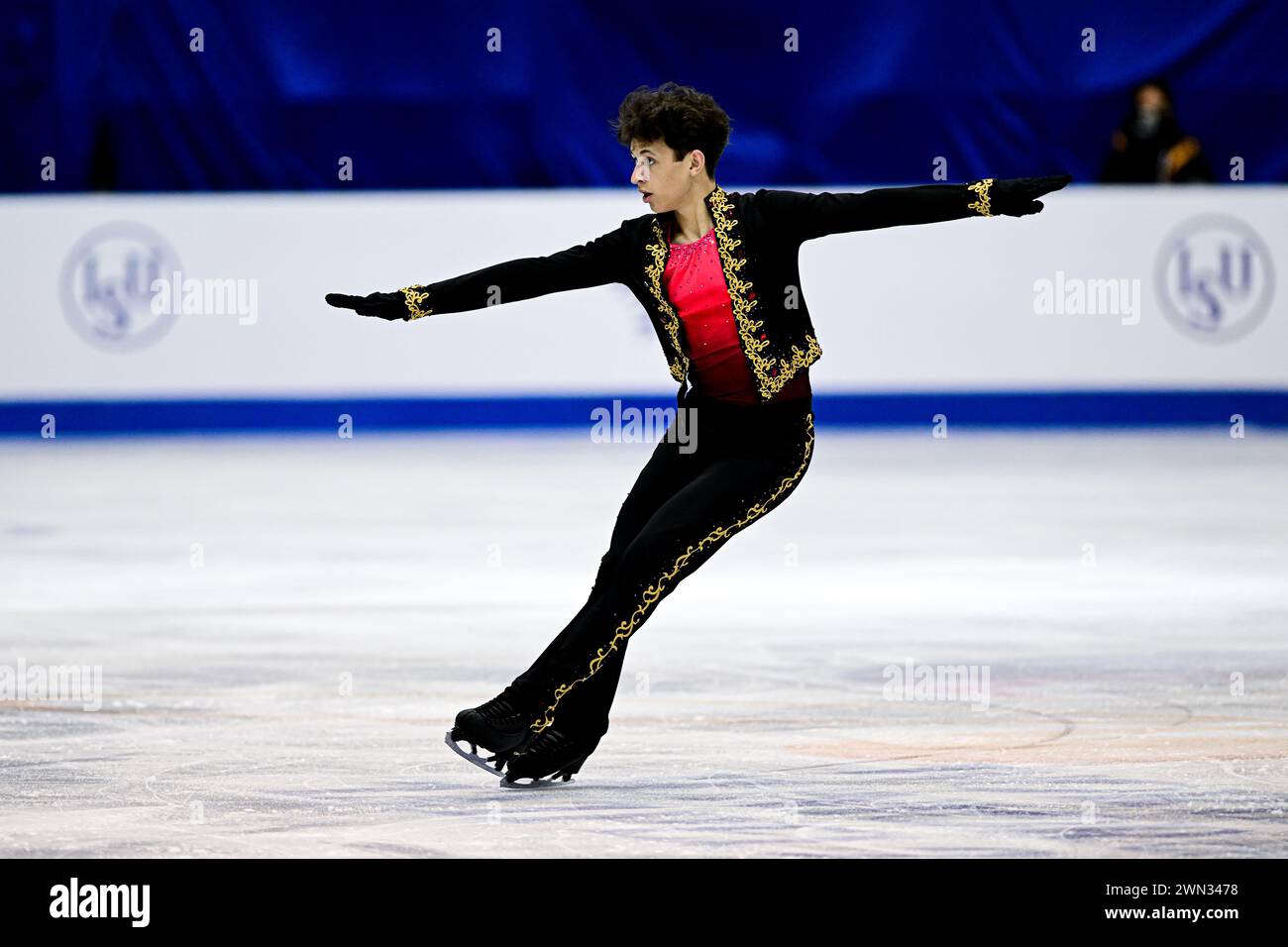 Elias SAYED (SWE), during Junior Men Short Program, at the ISU World ...