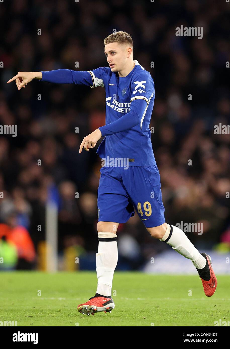 London, UK. 28th Feb, 2024. Jimi Tauriainen of Chelsea during The FA ...