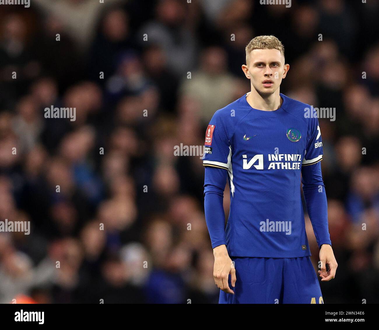 London, UK. 28th Feb, 2024. Jimi Tauriainen of Chelsea during The FA ...