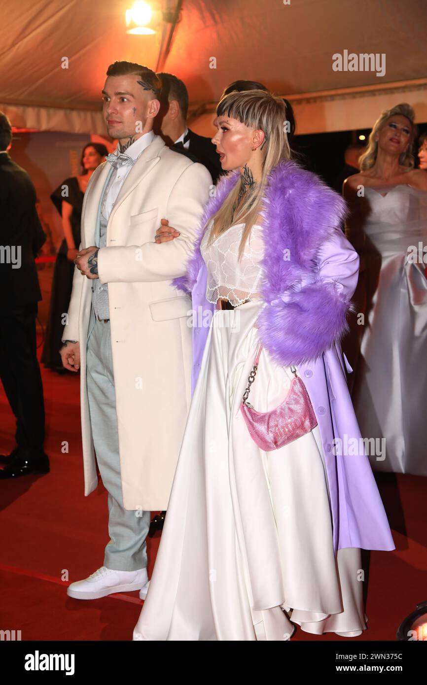Eric Stehfest mit Ehefrau Edith Stehfest beim 16. SemperOpernball 2024 ...
