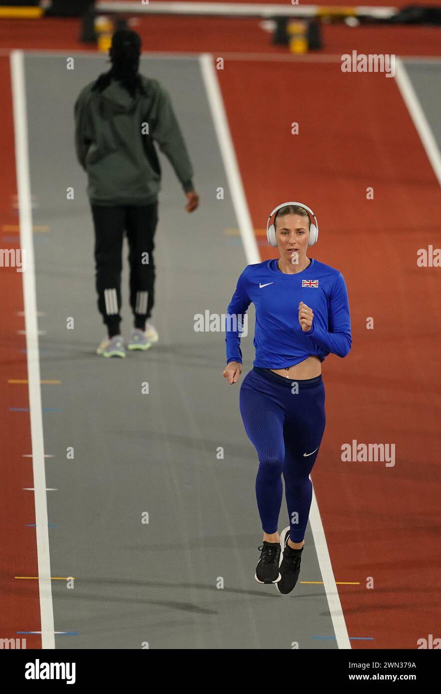 Great Britain's Jessie Knight during a training session ahead of the ...
