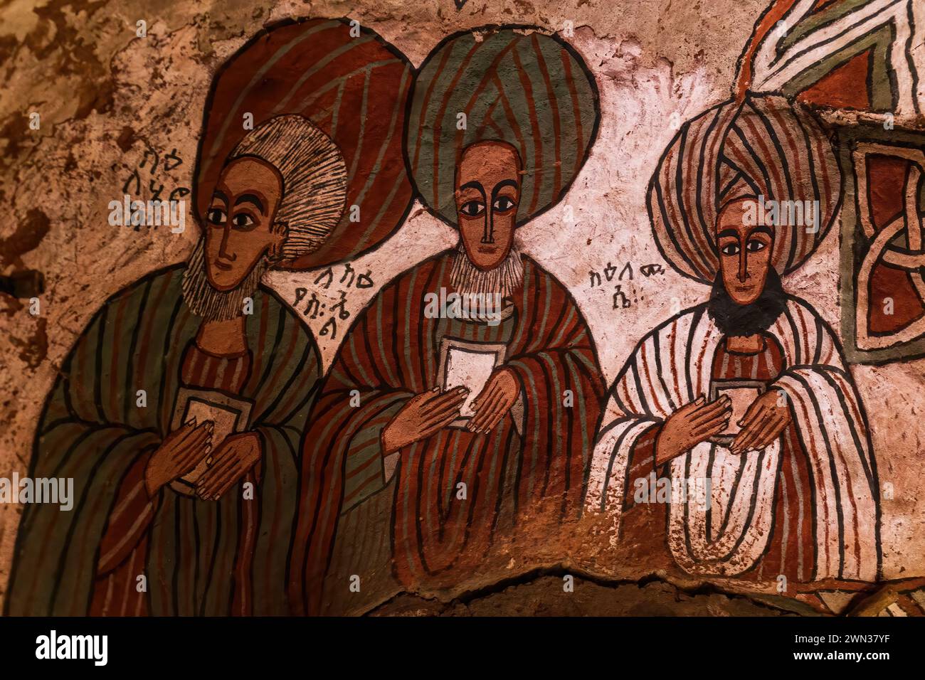 HAWZEN, ETHIOPIA - JAN 26, 2024: The Abuna Yemata Guh church in Hawzen ...