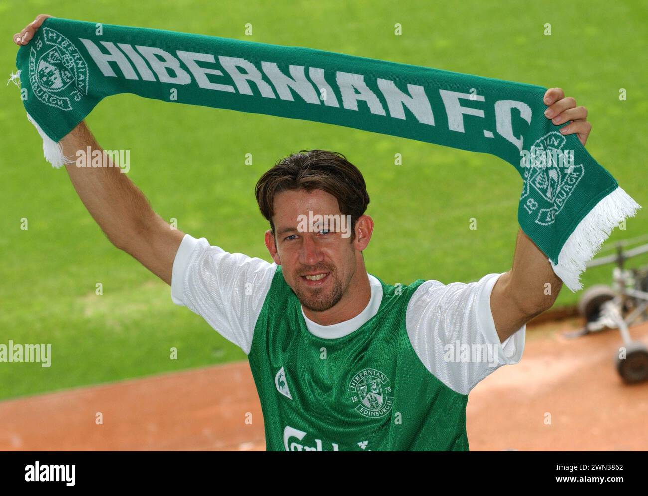 Hibs new signing, Derek Townsley, pictured at Easter Road, Edinburgh ...