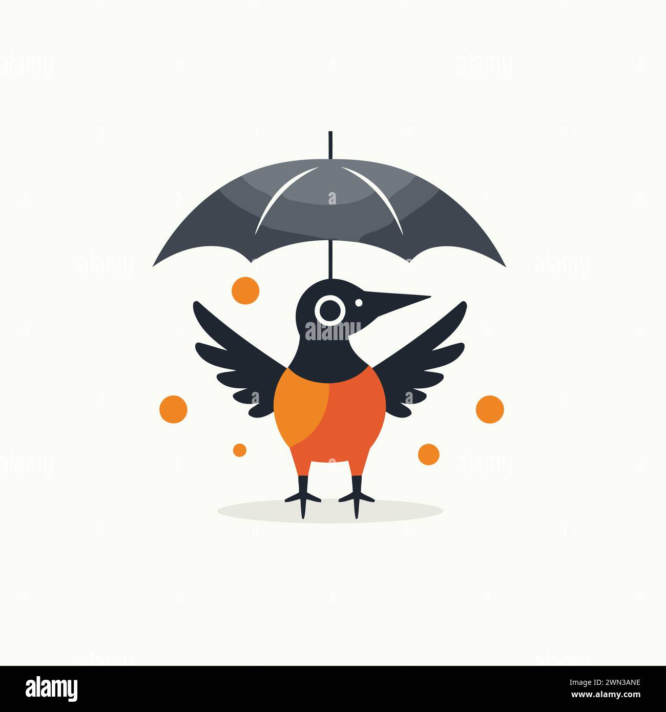 Cartoon crow hi-res stock photography and images - Alamy