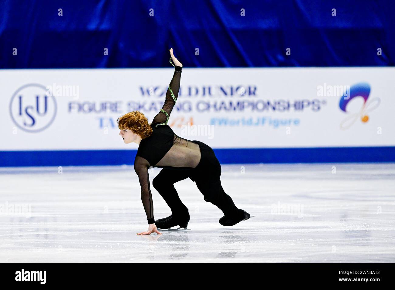 Anthony PARADIS (CAN), during Junior Men Short Program, at the ISU ...
