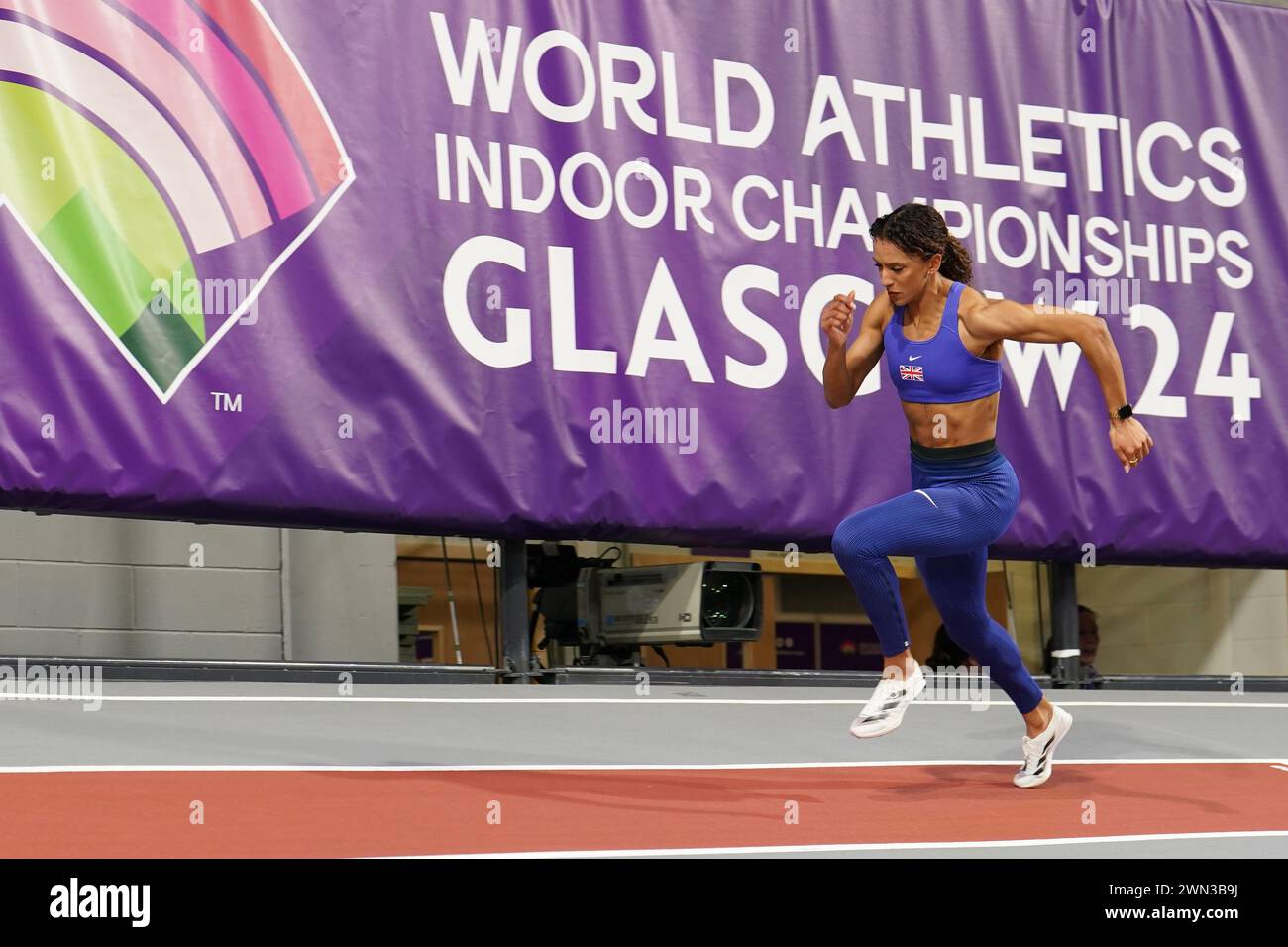 Great Britain's Laviai Nielsen during a training session ahead of the ...