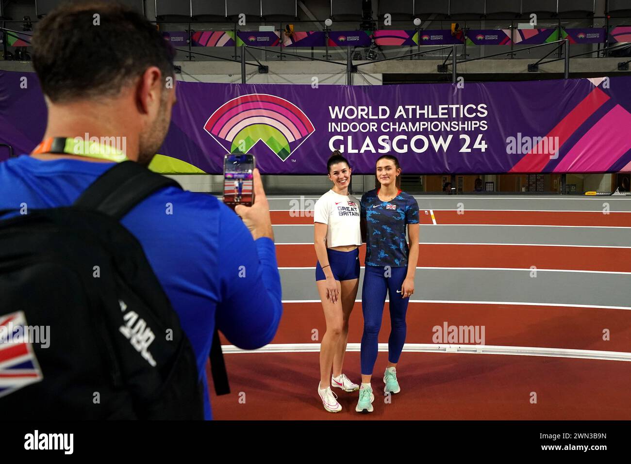 Great Britain's Amy Hunt (left) and Abigail Pawlett ahead of the World ...