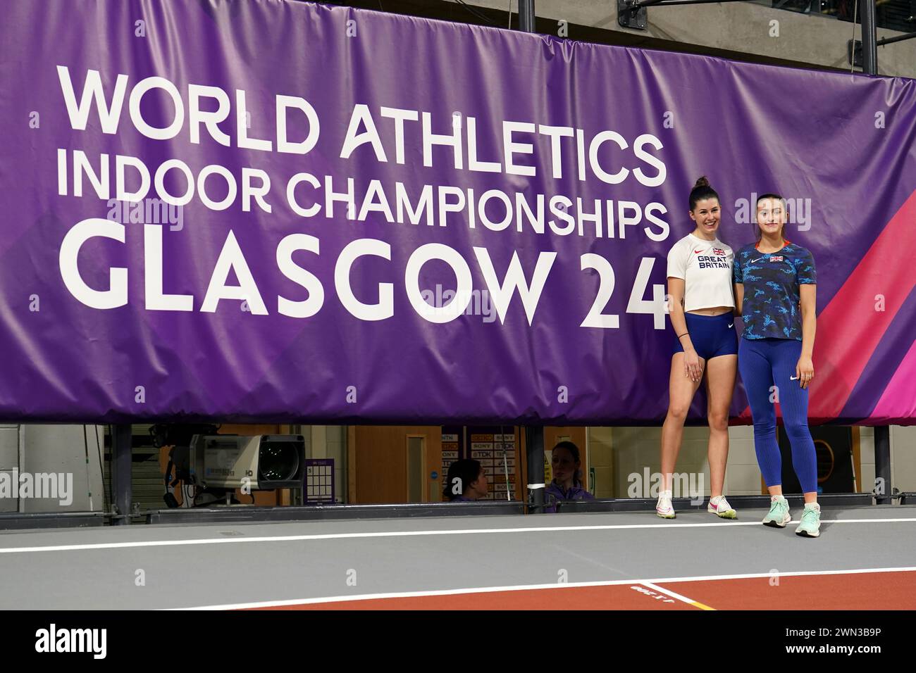 Great Britain's Amy Hunt (left) and Abigail Pawlett ahead of the World ...