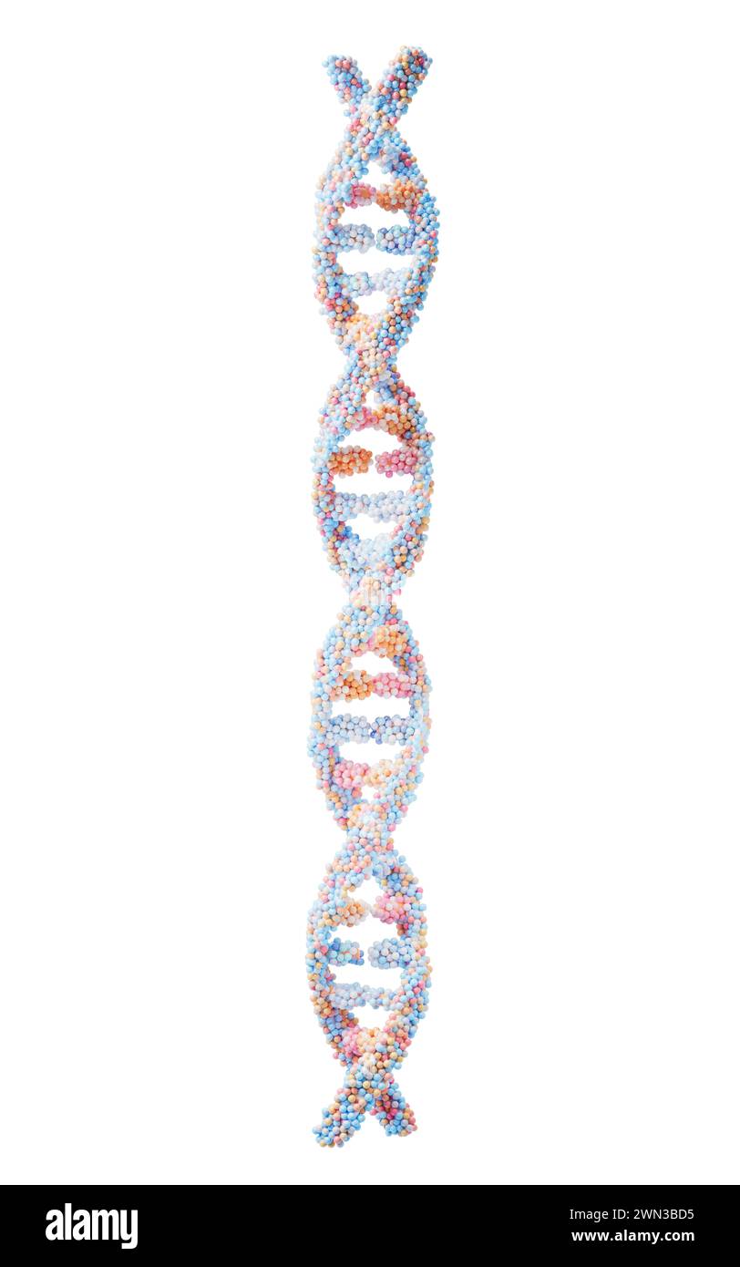 DNA with biological concept, 3d rendering. 3D illustration Stock Photo ...