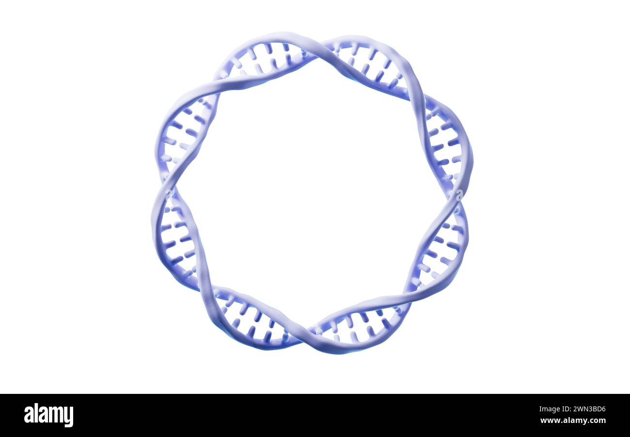 DNA with biological concept, 3d rendering. 3D illustration Stock Photo ...