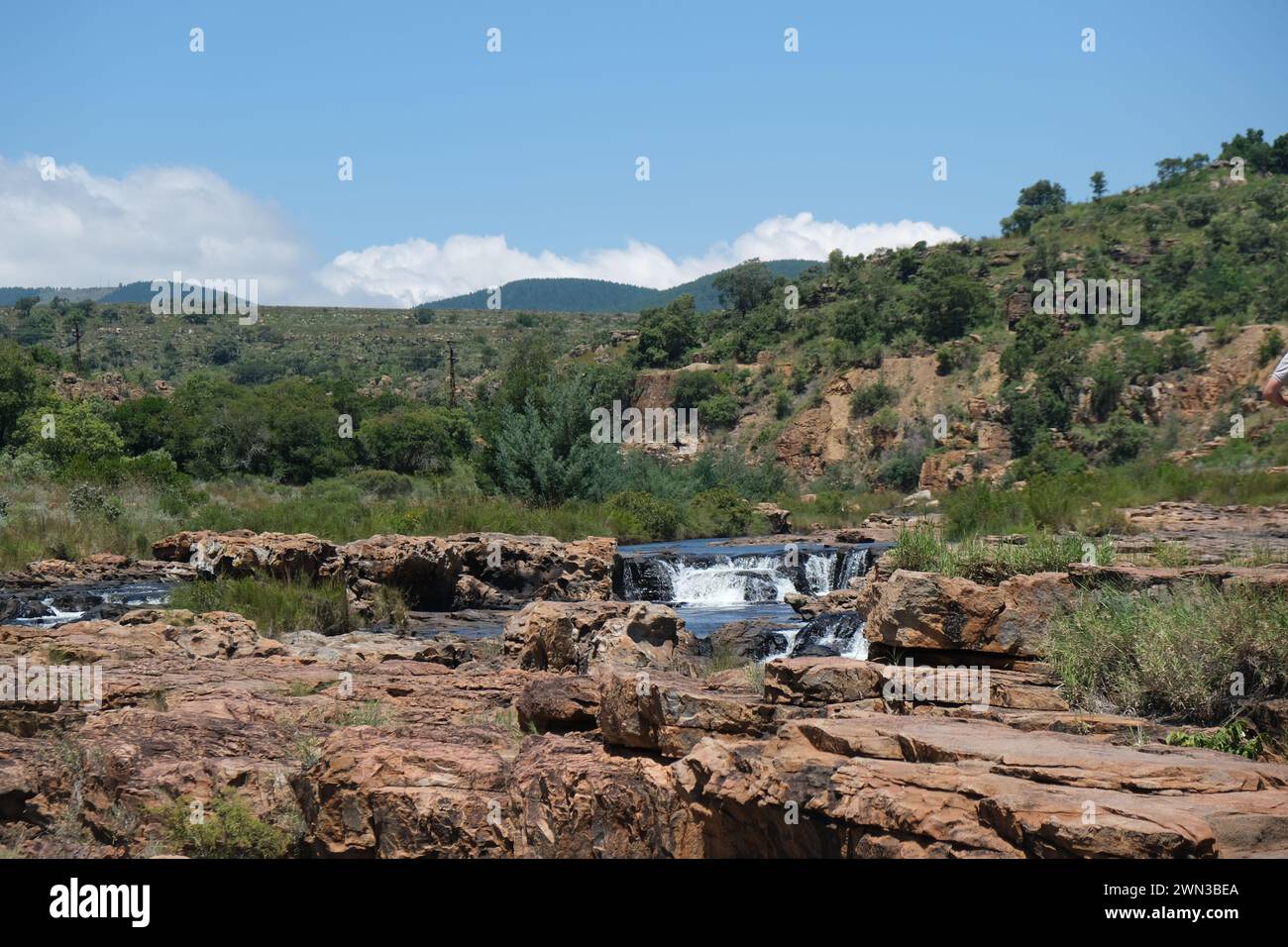 treur blyde river canyon with potholes and lots of greenery Stock Photo ...