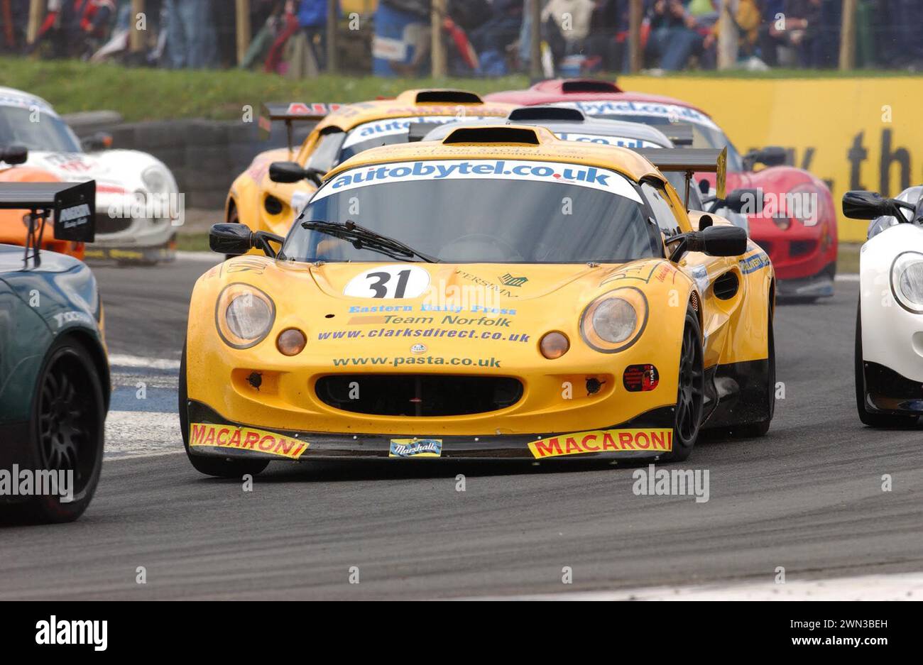 Car number 31 Niall McKenzie in action in the Knockhill round of the ...
