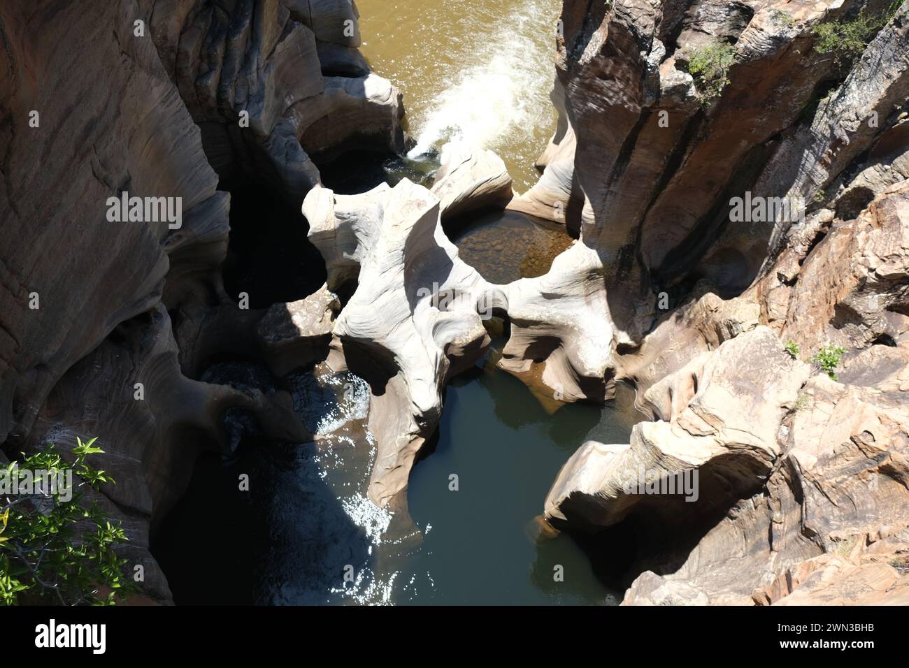Potholes of the treur and blyde river canyon Stock Photo - Alamy