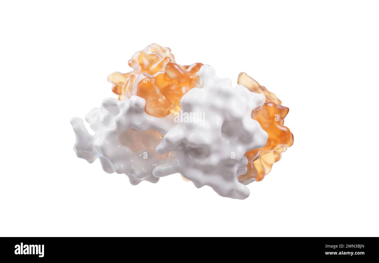 Protein structure biological concept Cut Out Stock Images & Pictures ...