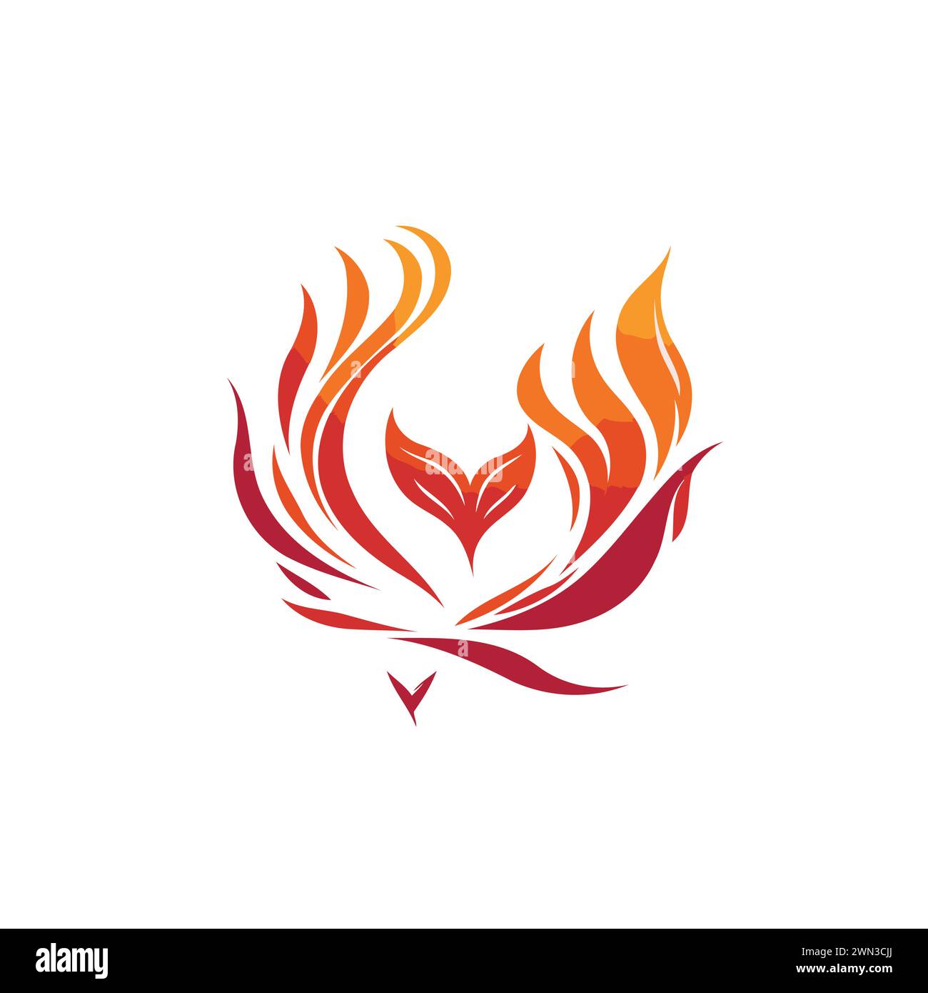 Fire bird logo hi-res stock photography and images - Alamy