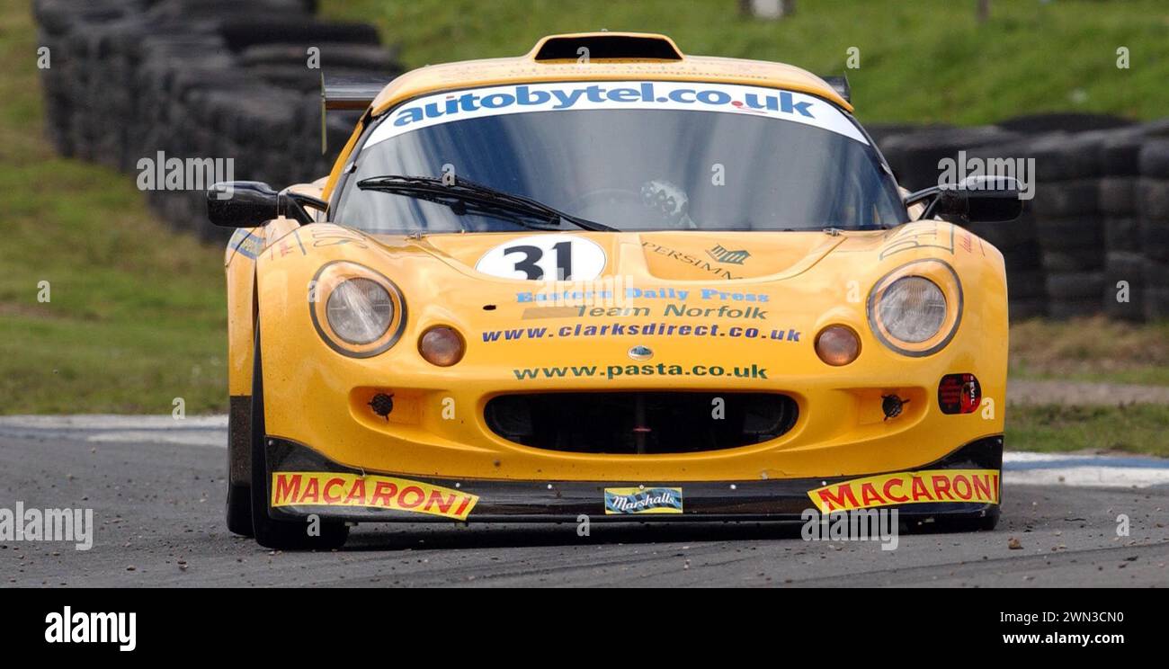 Car number 31 Niall McKenzie in action in the Knockhill round of the ...