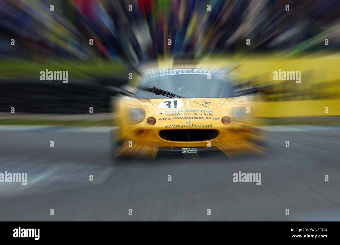 Car number 31 Niall McKenzie in action in the Knockhill round of the ...