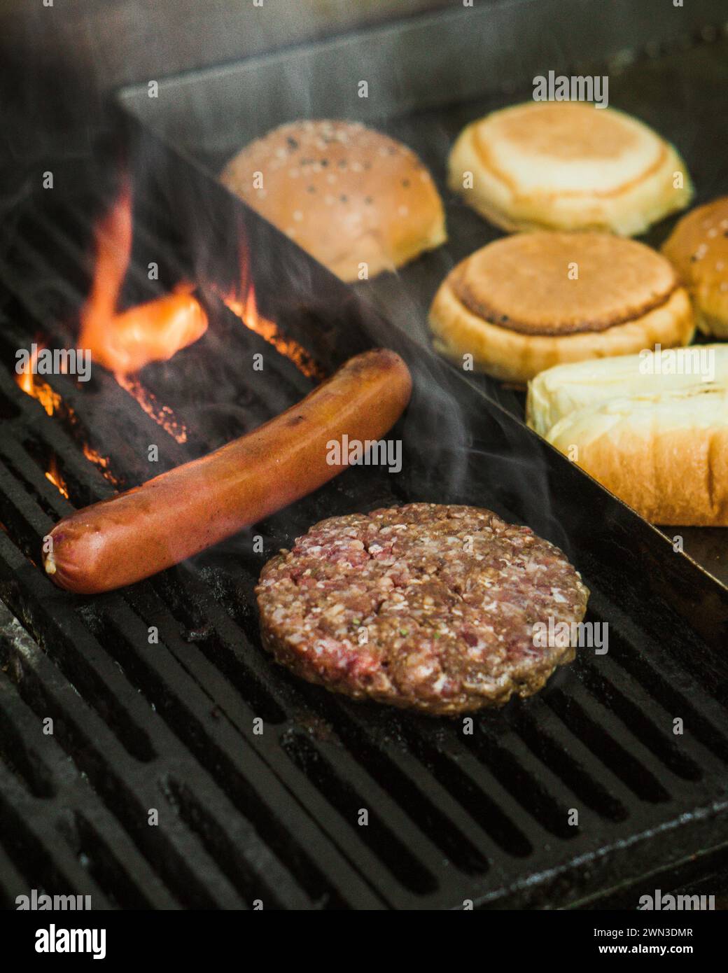 Hamburger parts hi-res stock photography and images - Alamy