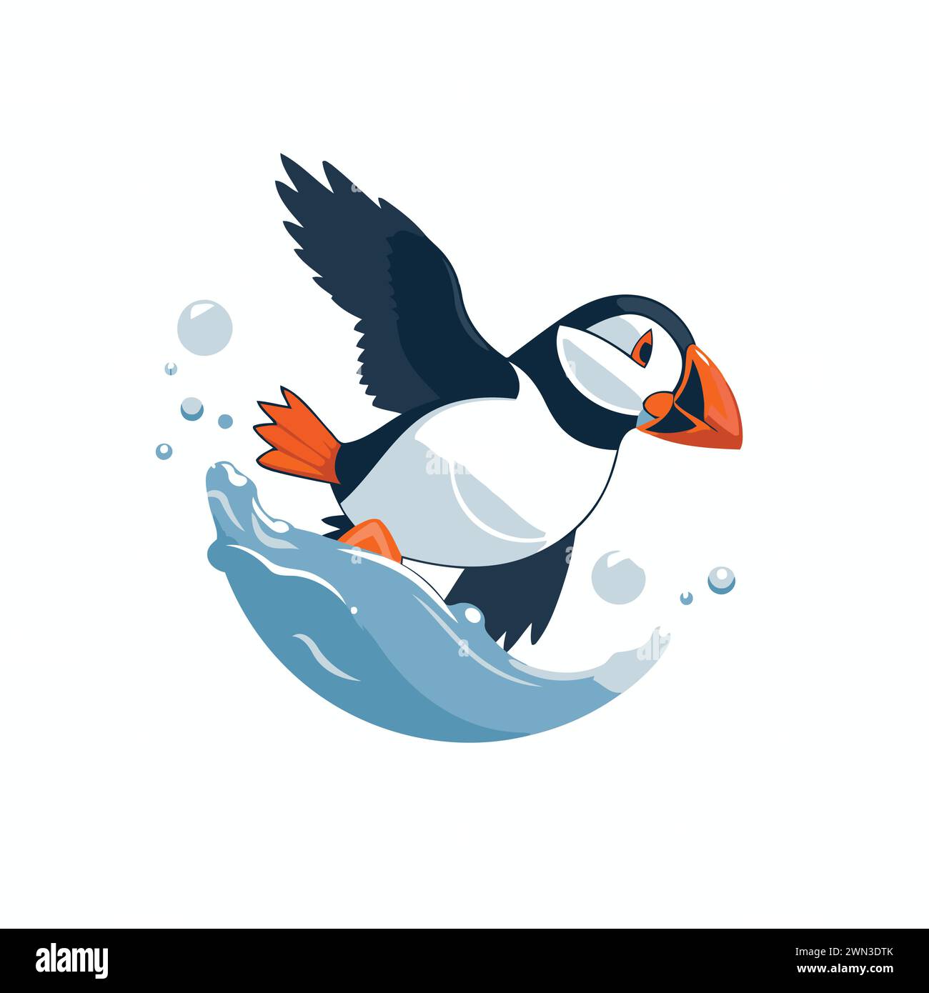 Puffin beak Stock Vector Images - Alamy