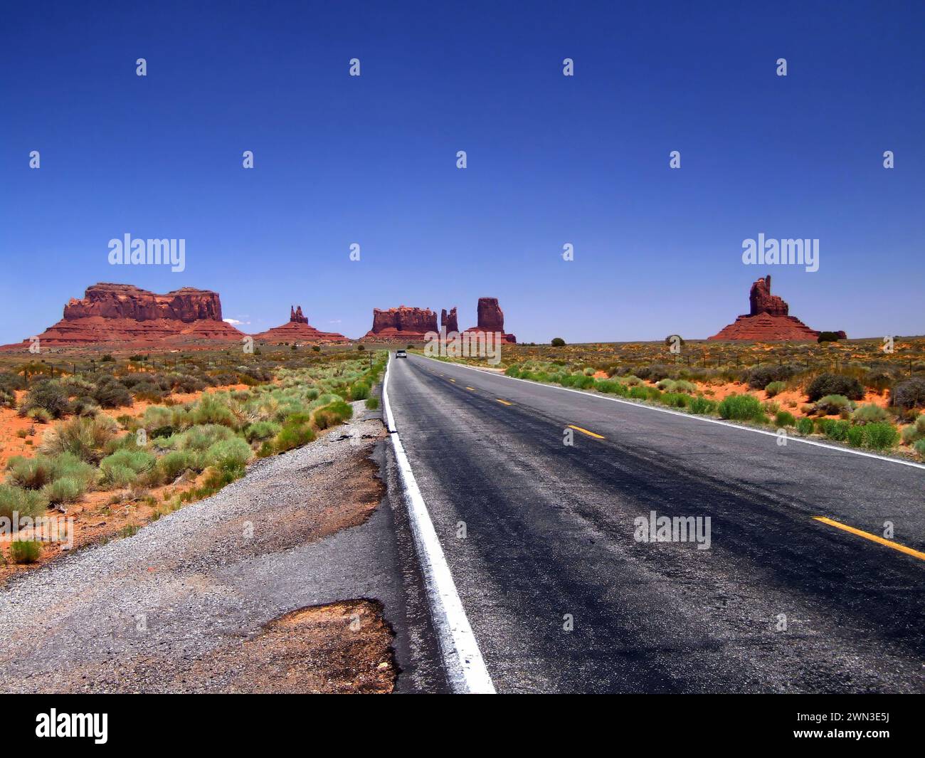 Monument Valley, Highway 163 Scenic Drive, Arizona, United States Stock ...