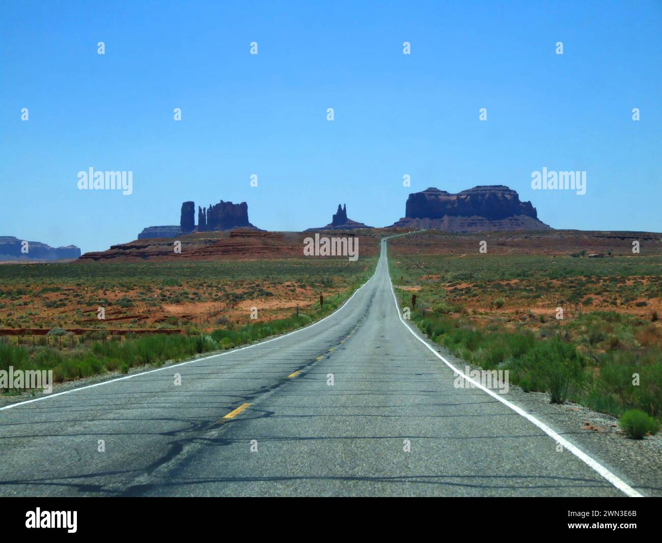 Monument Valley, Highway 163 Scenic Drive, Arizona, United States Stock ...