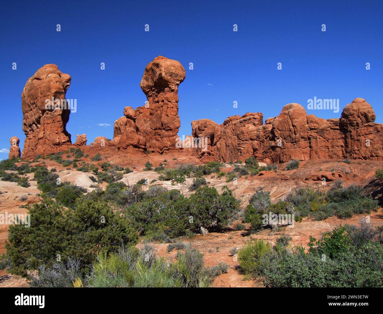 Arches National Park, Windows Section, Parade of elephants, Utah ...