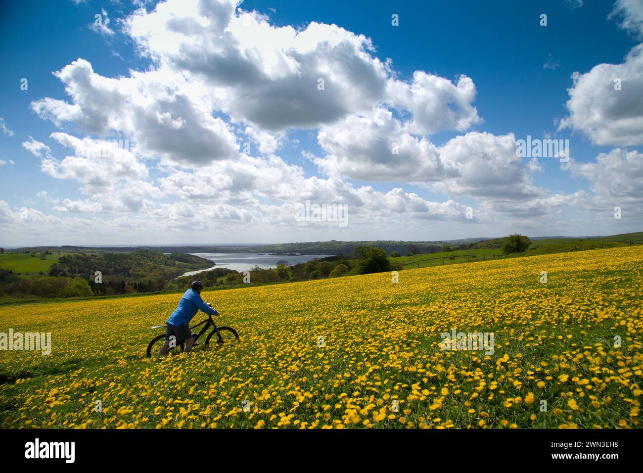 12/05/15 Pete Tye, 76, stops his bicycle near Middleton Top, Wirksworth ...