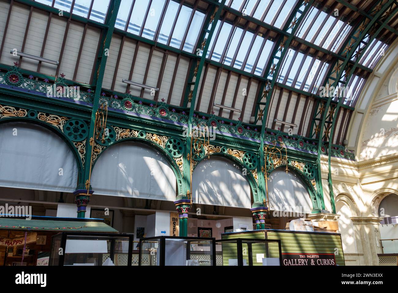 The interior of the Corn Exchange, Doncaster Stock Photo - Alamy