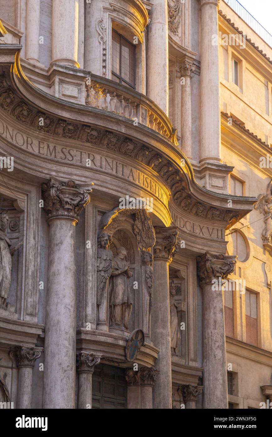 Quatro Fontane Rome The Church Of San Carlo Alle Quattro Fontane In