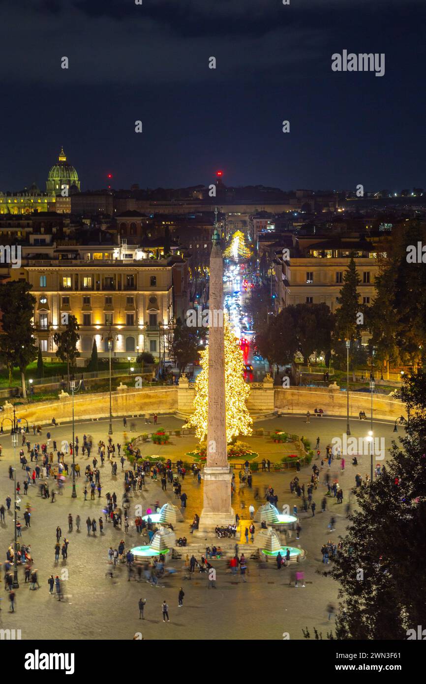 Rome the piazza del popolo hi-res stock photography and images - Alamy