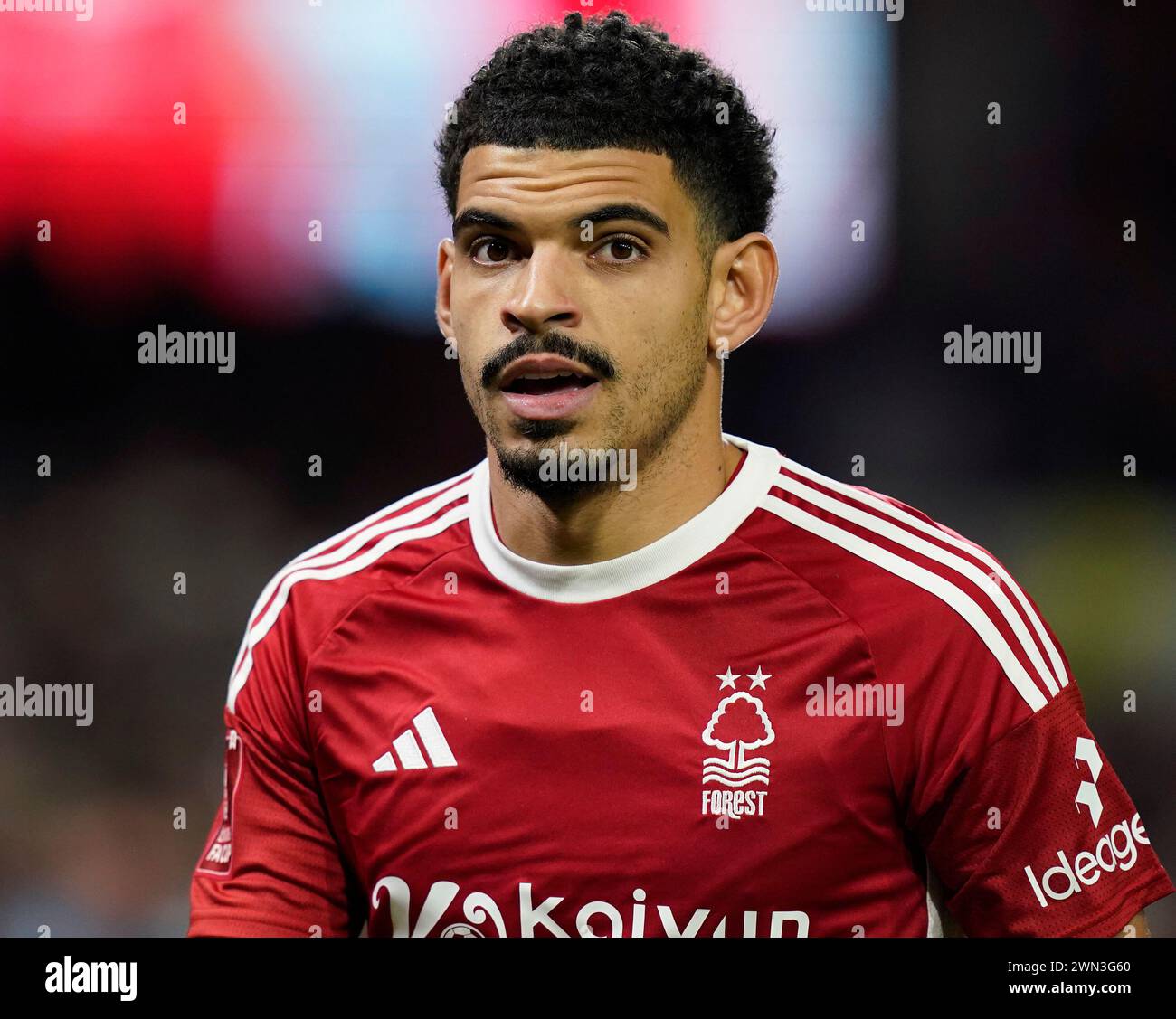 Nottingham, UK. 28th Feb, 2024. Morgan Gibbs White of Nottingham Forest ...