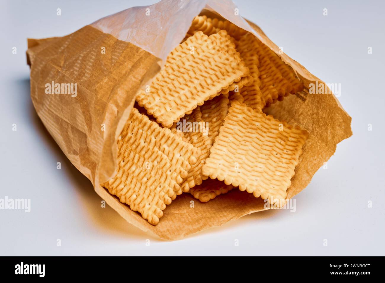 petit beurre biscuits, in a paper bag on a table Stock Photo - Alamy