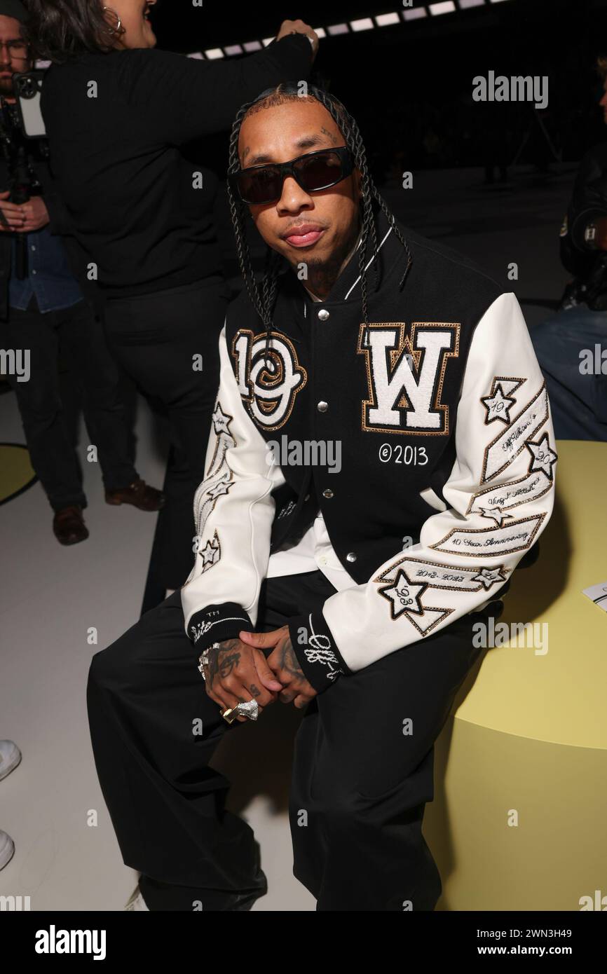Tyga attends the Off-White Fall/Winter 2024-2025 ready-to-wear ...