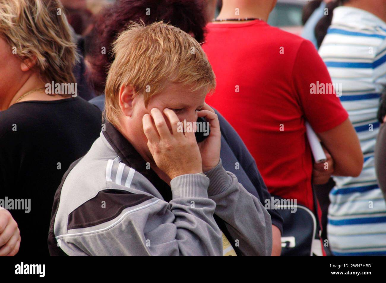 person calling the telephone counselling service on mental health ...