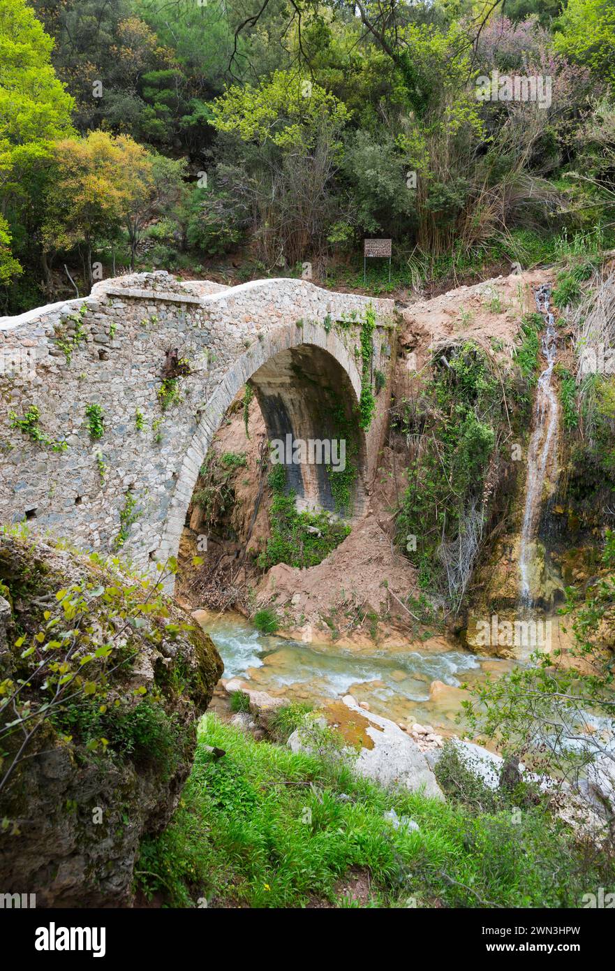 Stone bridge in wooded hi-res stock photography and images - Alamy