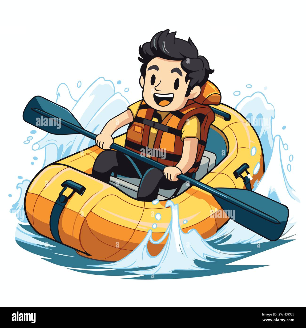 Inflatable man Stock Vector Images - Alamy