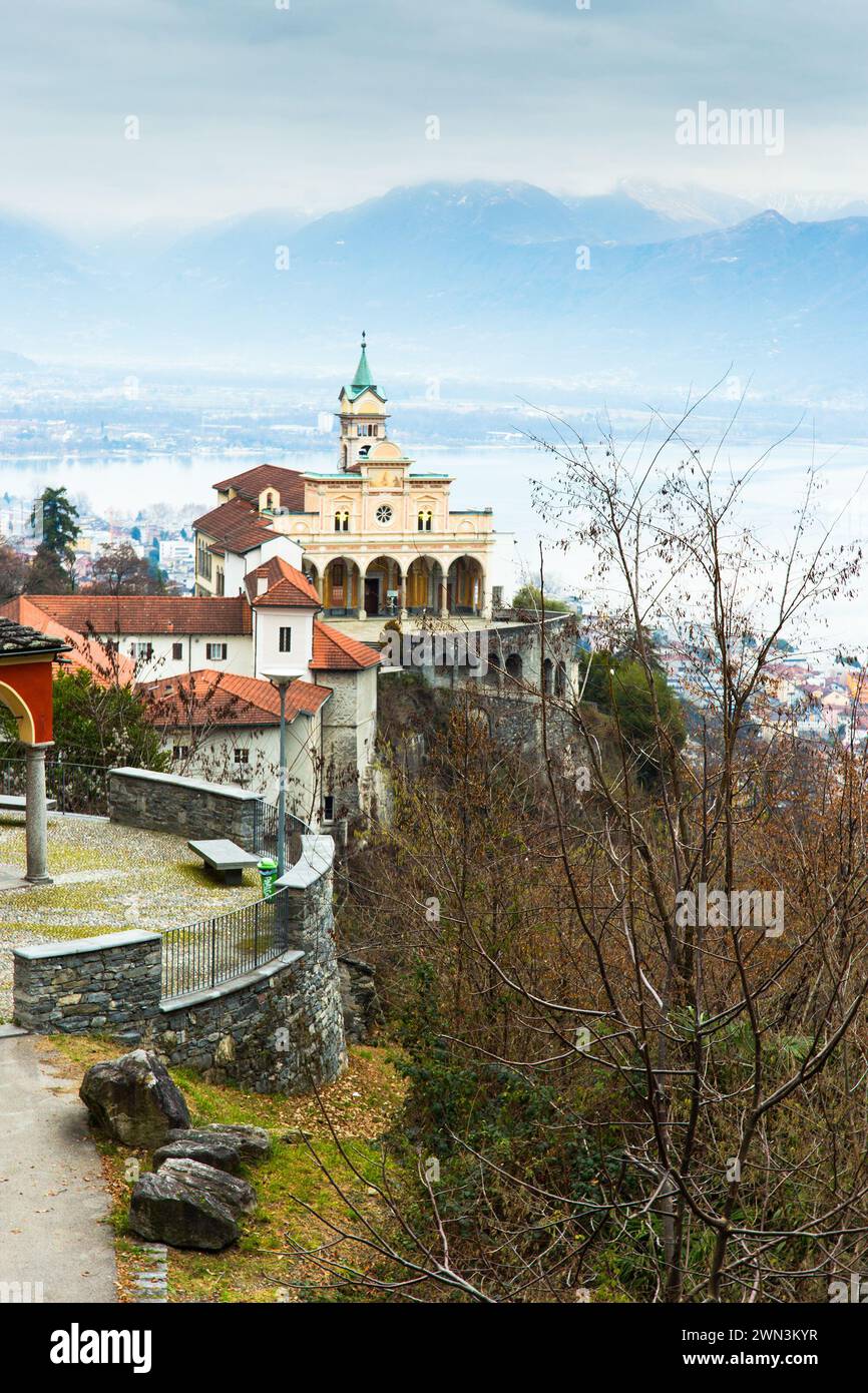 sanctuary of Madonna del Sasso in Orselina above city is the principal ...